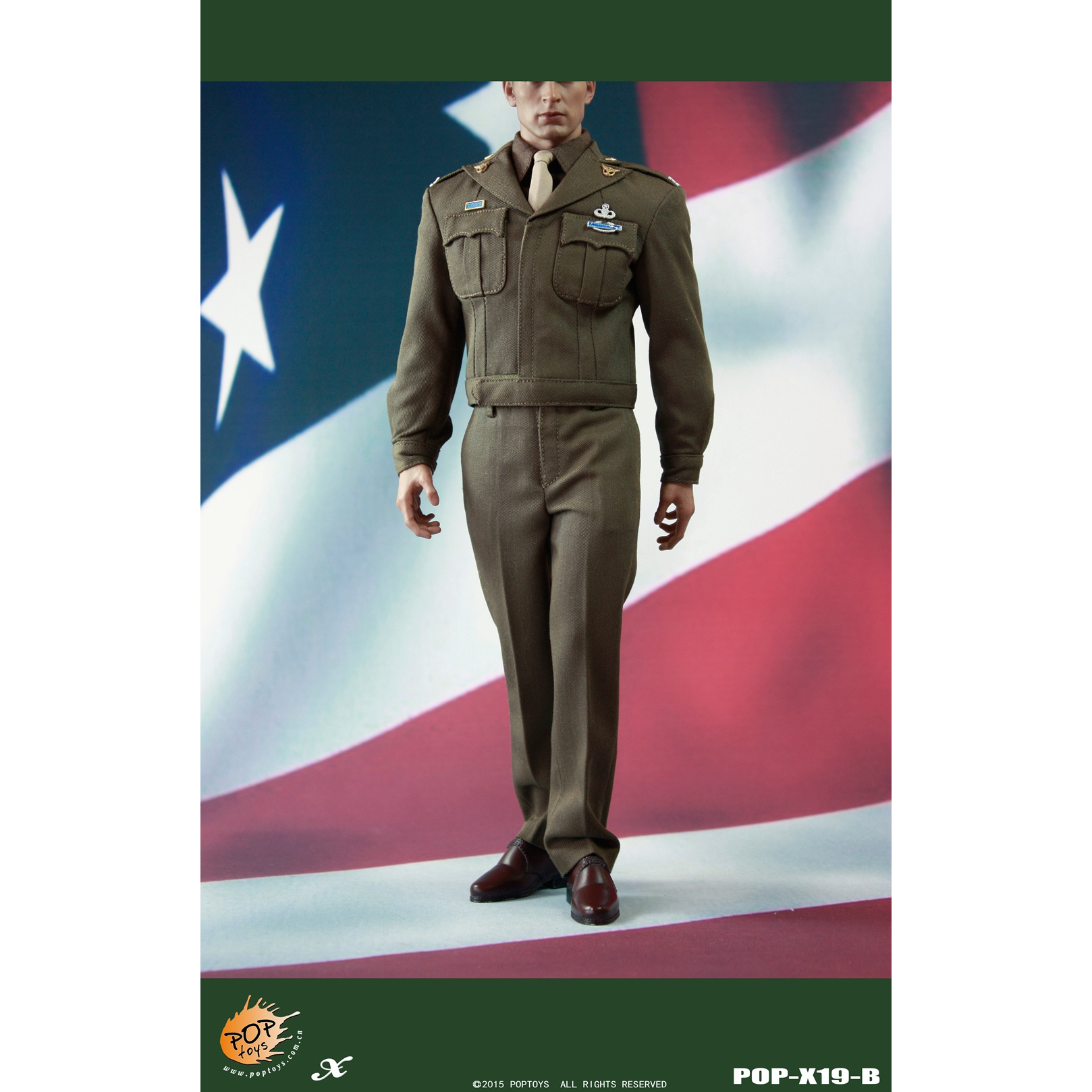 The golden age Captain military uniforms suit B 1/6 Style Series X19 ...