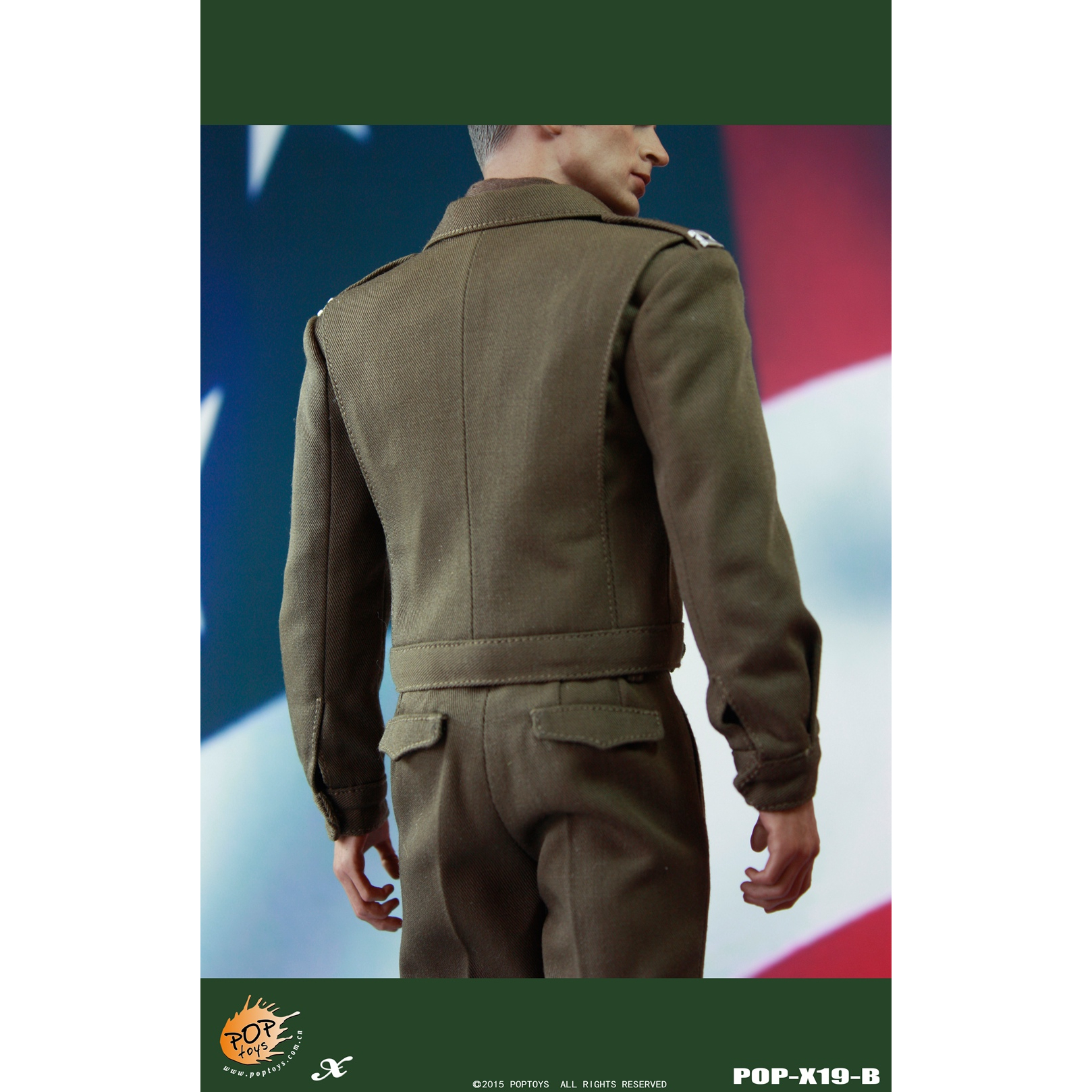 The golden age Captain military uniforms suit B 1/6 Style Series X19 ...
