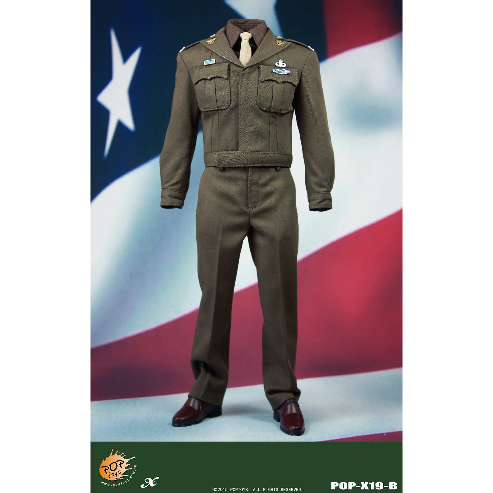 The golden age Captain military uniforms suit B 1/6 Style Series X19 ...