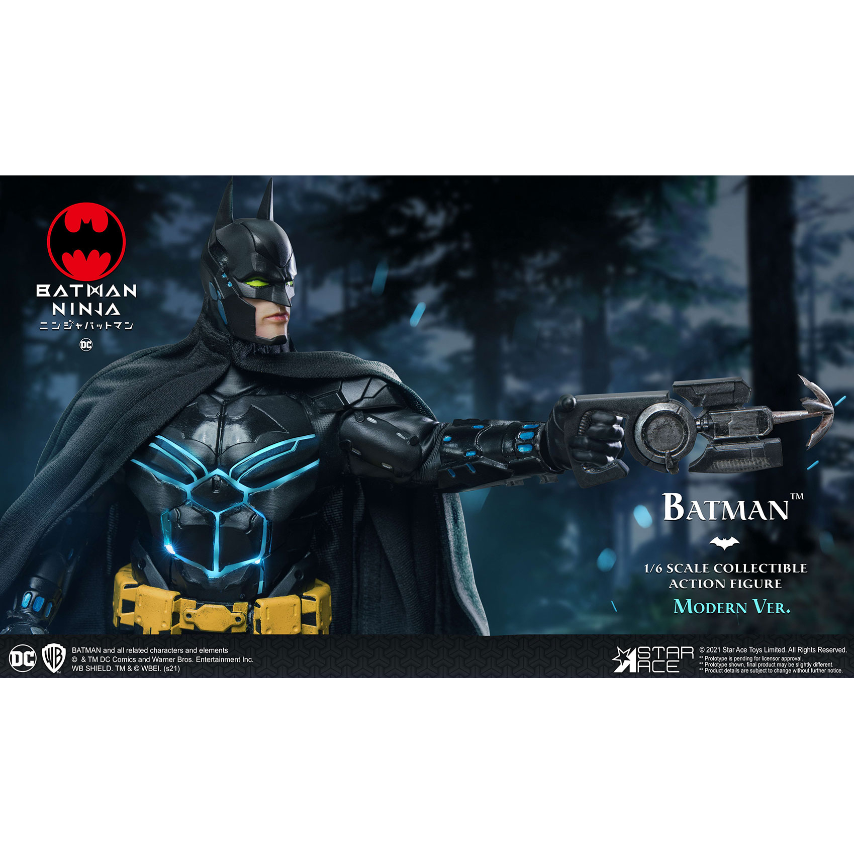 Modern Batman (NORMAL VERSION) 1:6 Scale Figure Star Ace Toys Ltd 908550