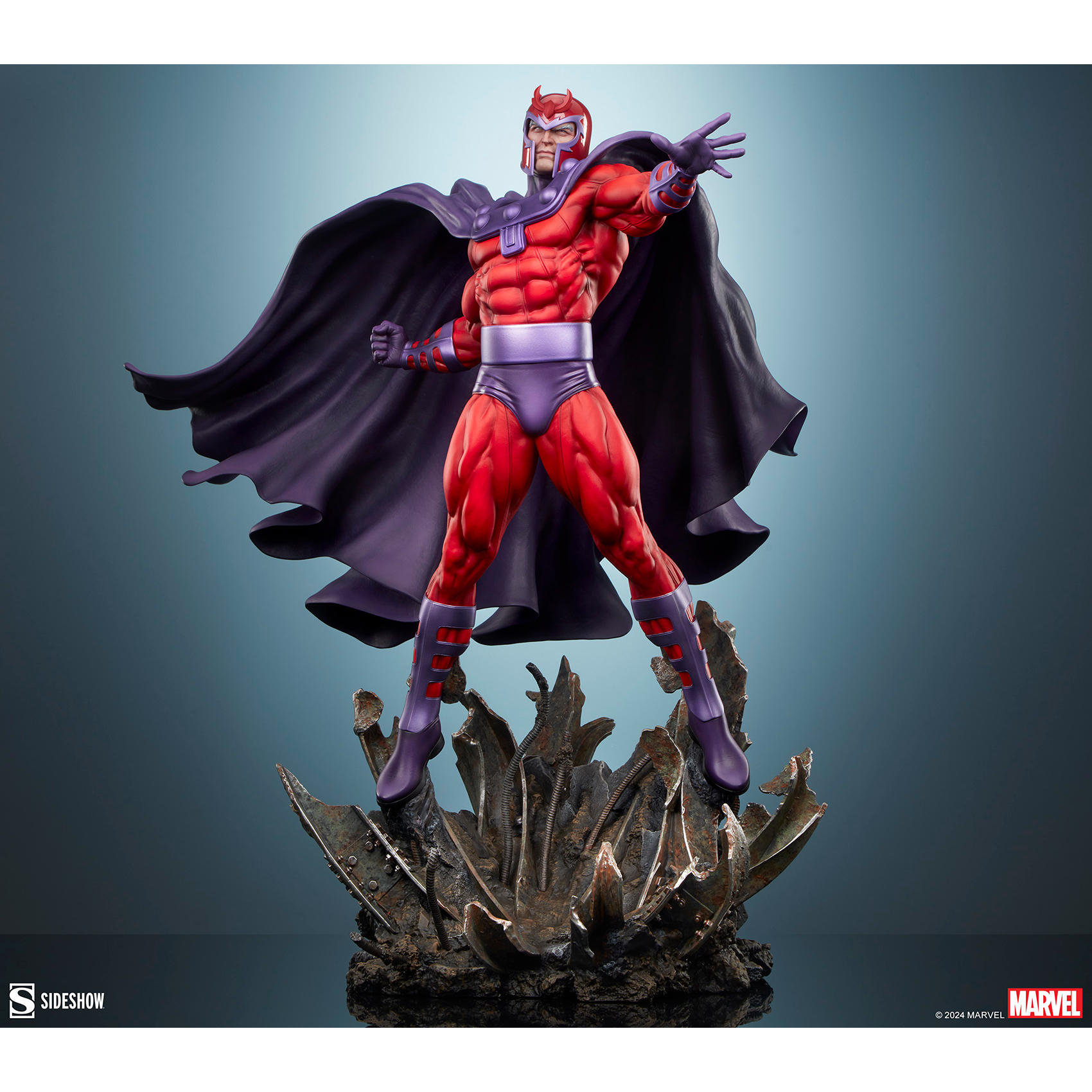 Marvel Magneto: Master of Magnetism Premium Format Figure Sideshow ...