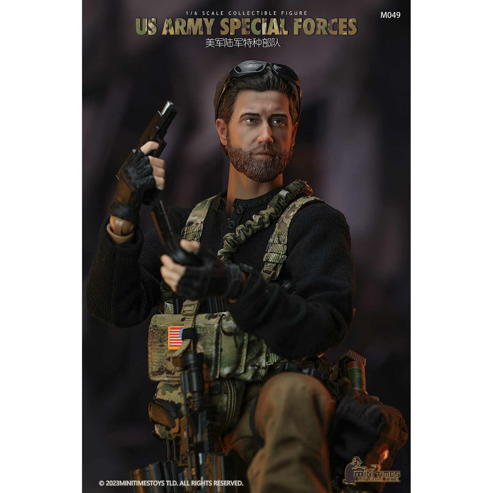 US Army Special forces 1:6 Scale Figure Mini Times M049