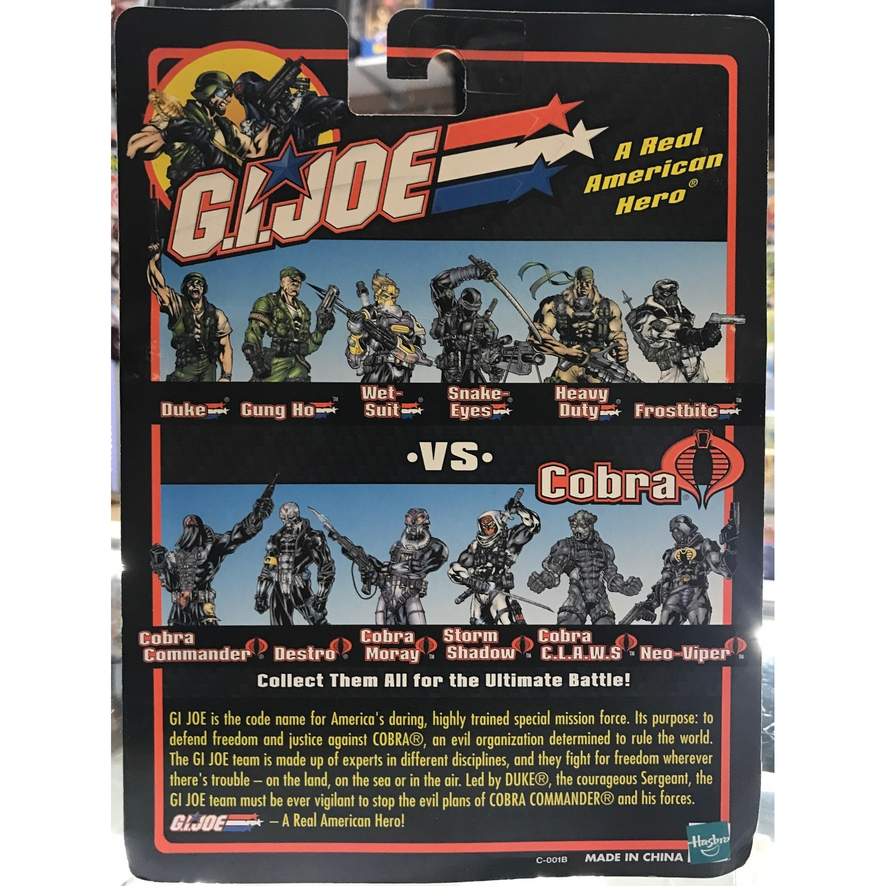 GI Joe VS Cobra GungHo VS Destro (2001) Hasbro C-001B