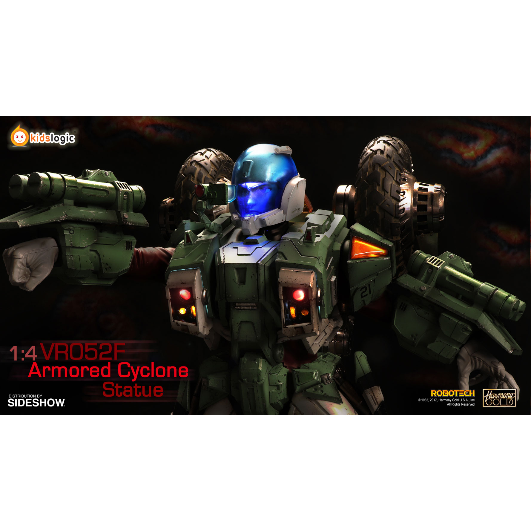 Mospeada Armor Cyclone VR052F Scott Bernard Statue Kids Logic Company ...