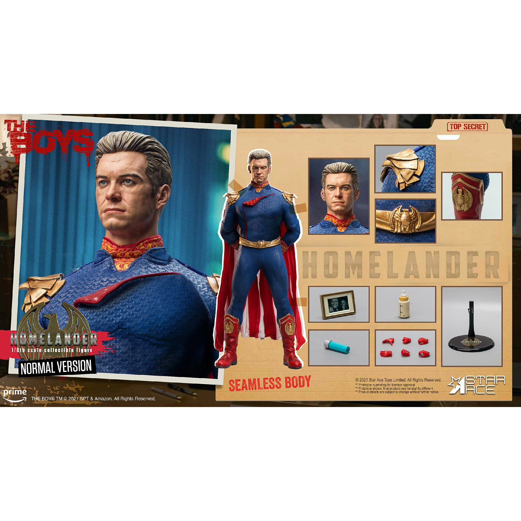 The Boys - Homelander (regular version) 1:6 Scale Figure Star Ace Toys ...