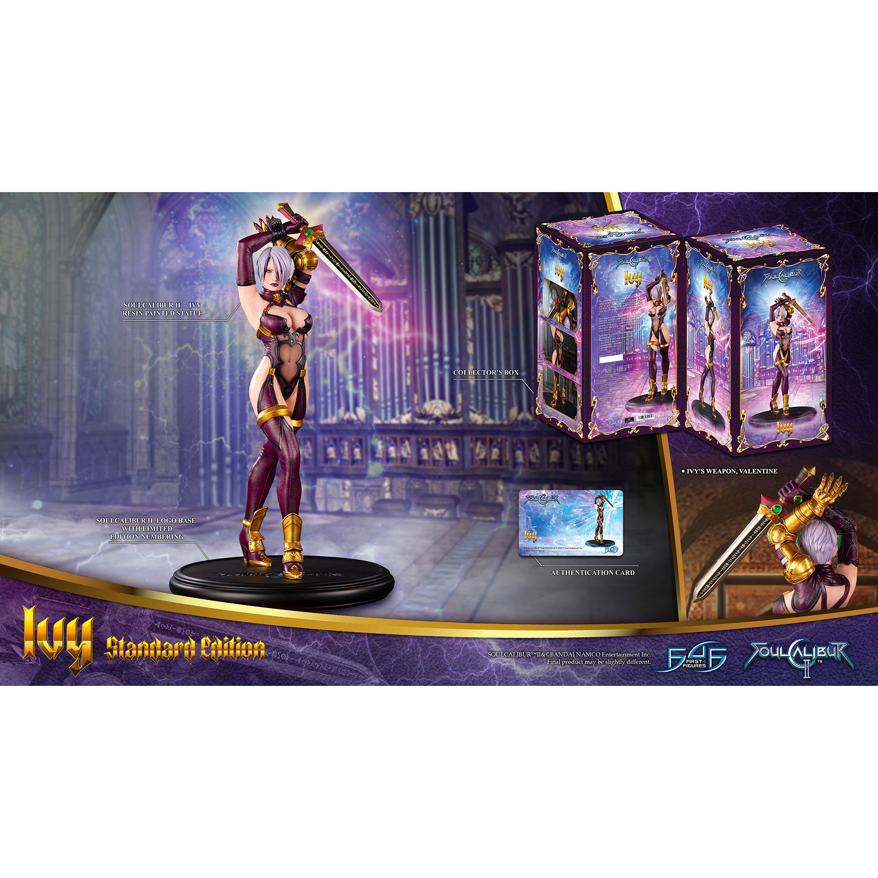 Soulcalibur II Ivy Statue 21 pouces First 4 Figures 909815