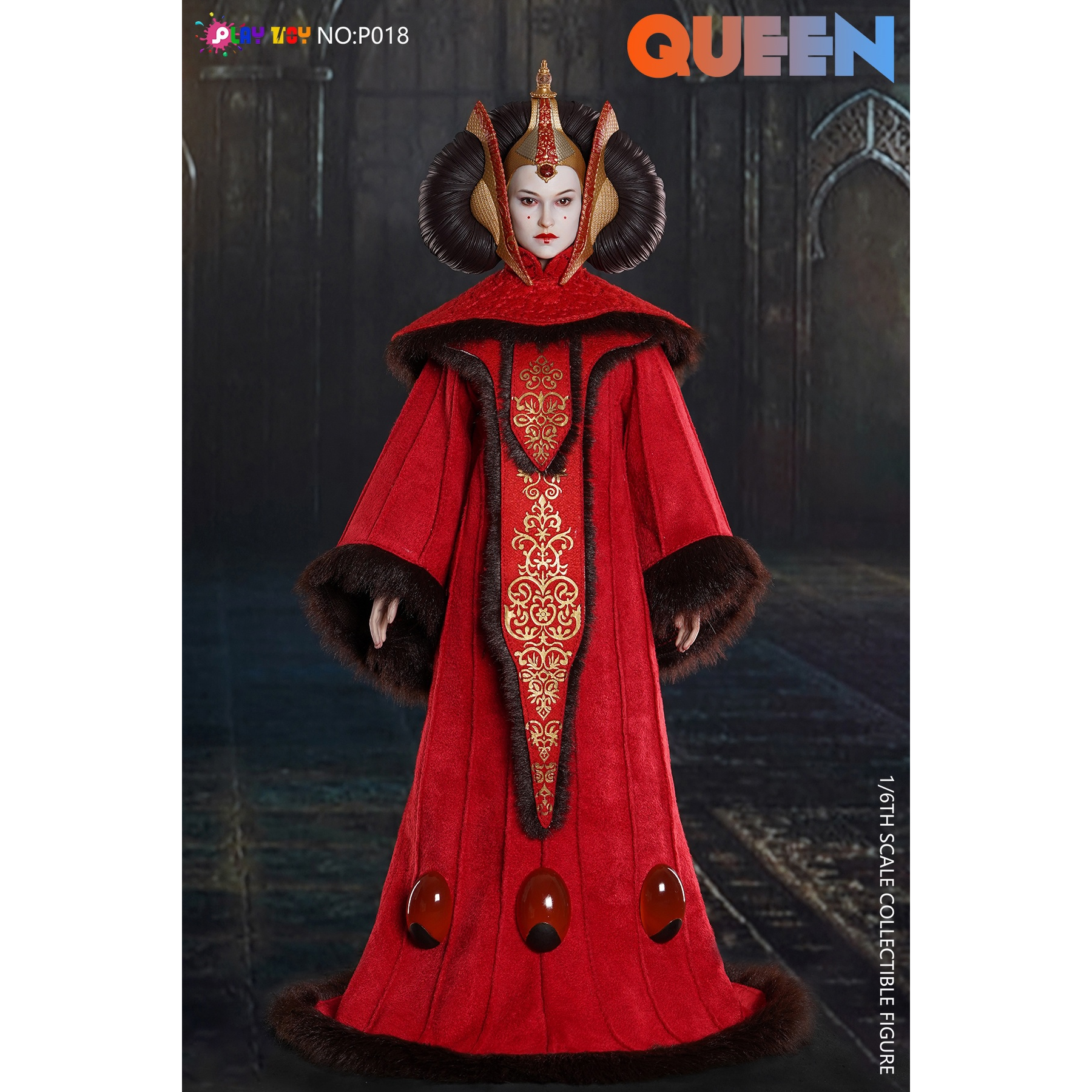 Queen of Star 1:6 Scale Action Figure Play Toy PT-P018