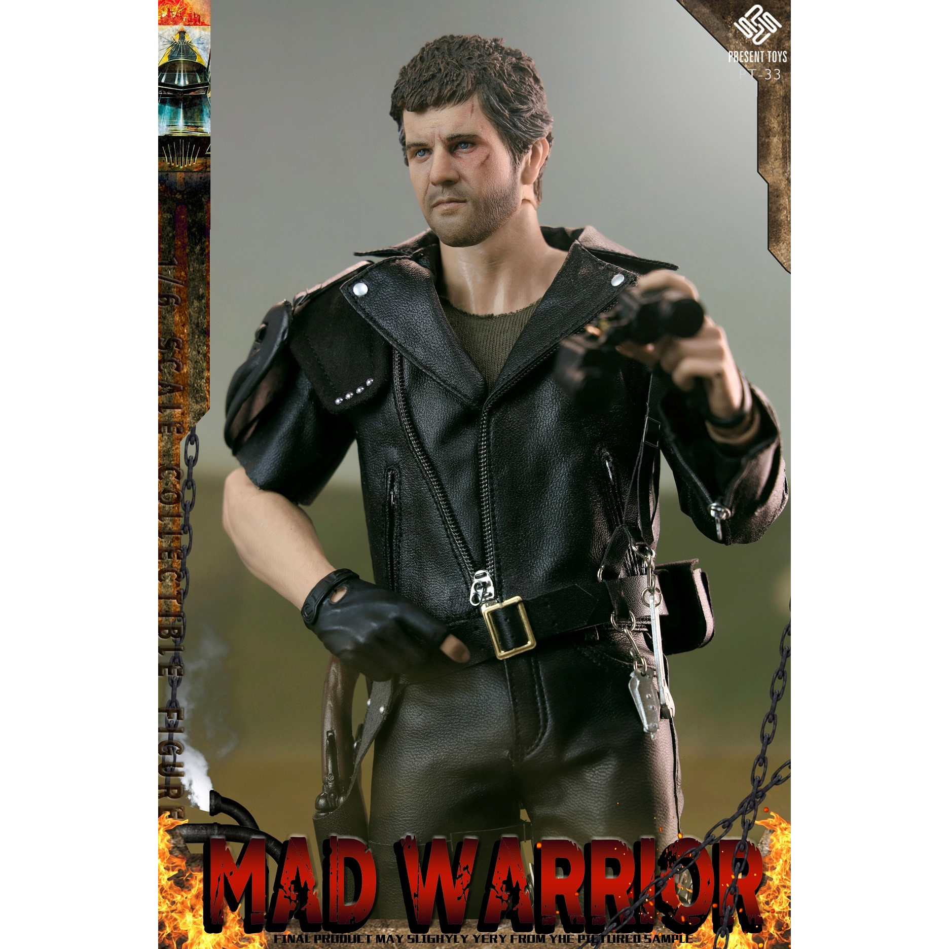 Crazy Warrior (Mad Max style) 1:6 scale action figure Present Toys PTSP-33