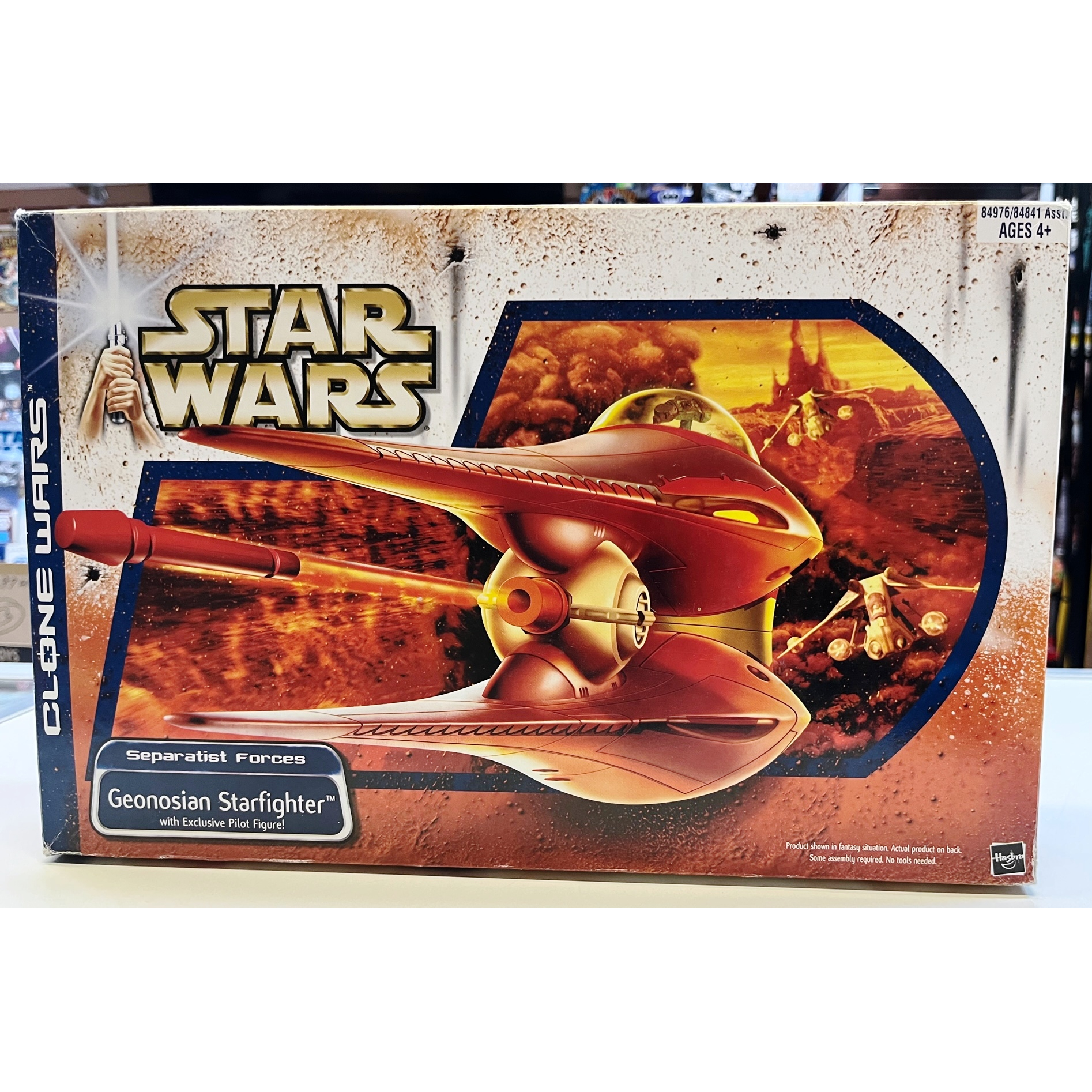 Star Wars Clone Wars Geonosian Starfighter with Geonosian Pilot Hasbro ...