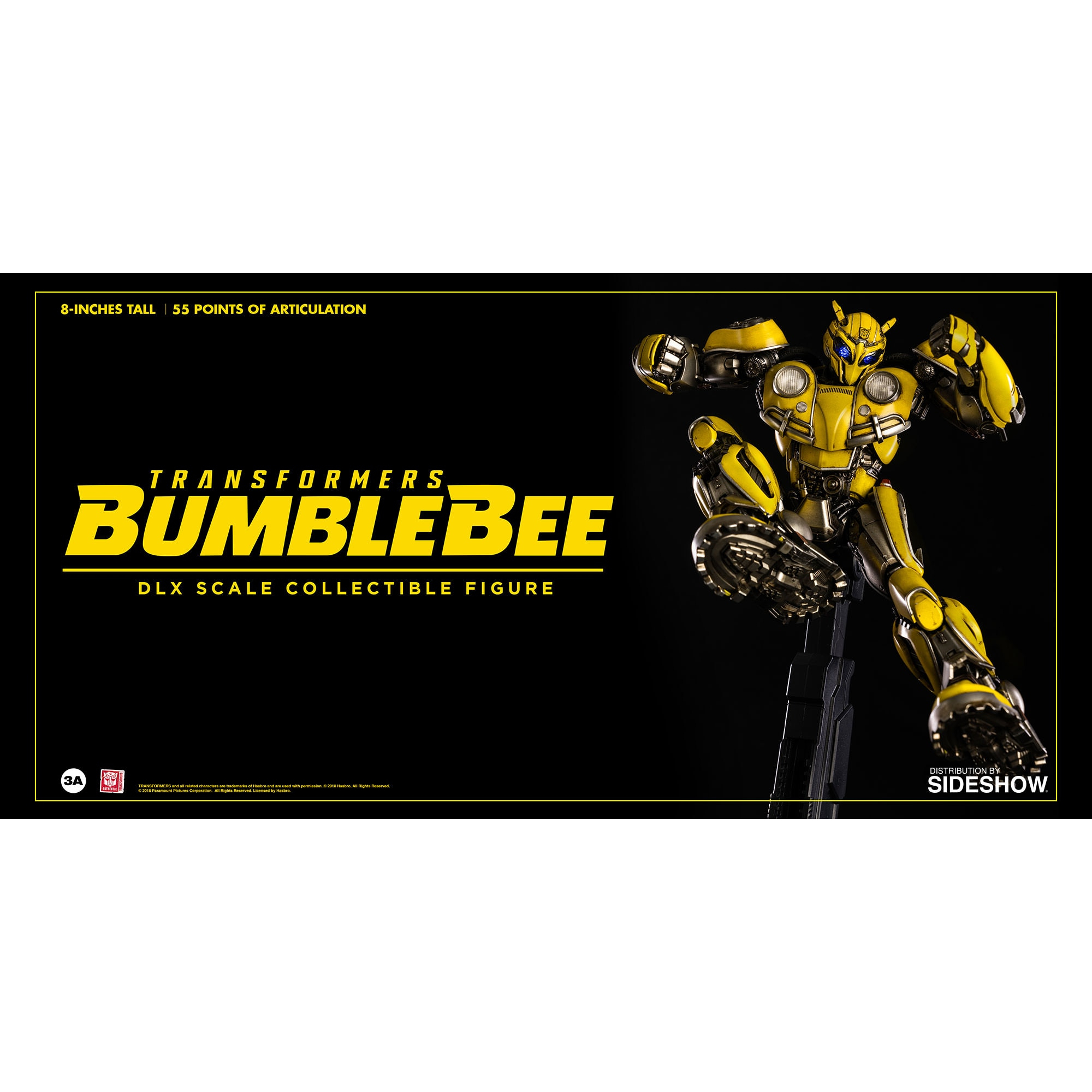 Bumblebee DLX Scale Die-Cast Metal Film Bumblebee Figure ThreeA Toys ...