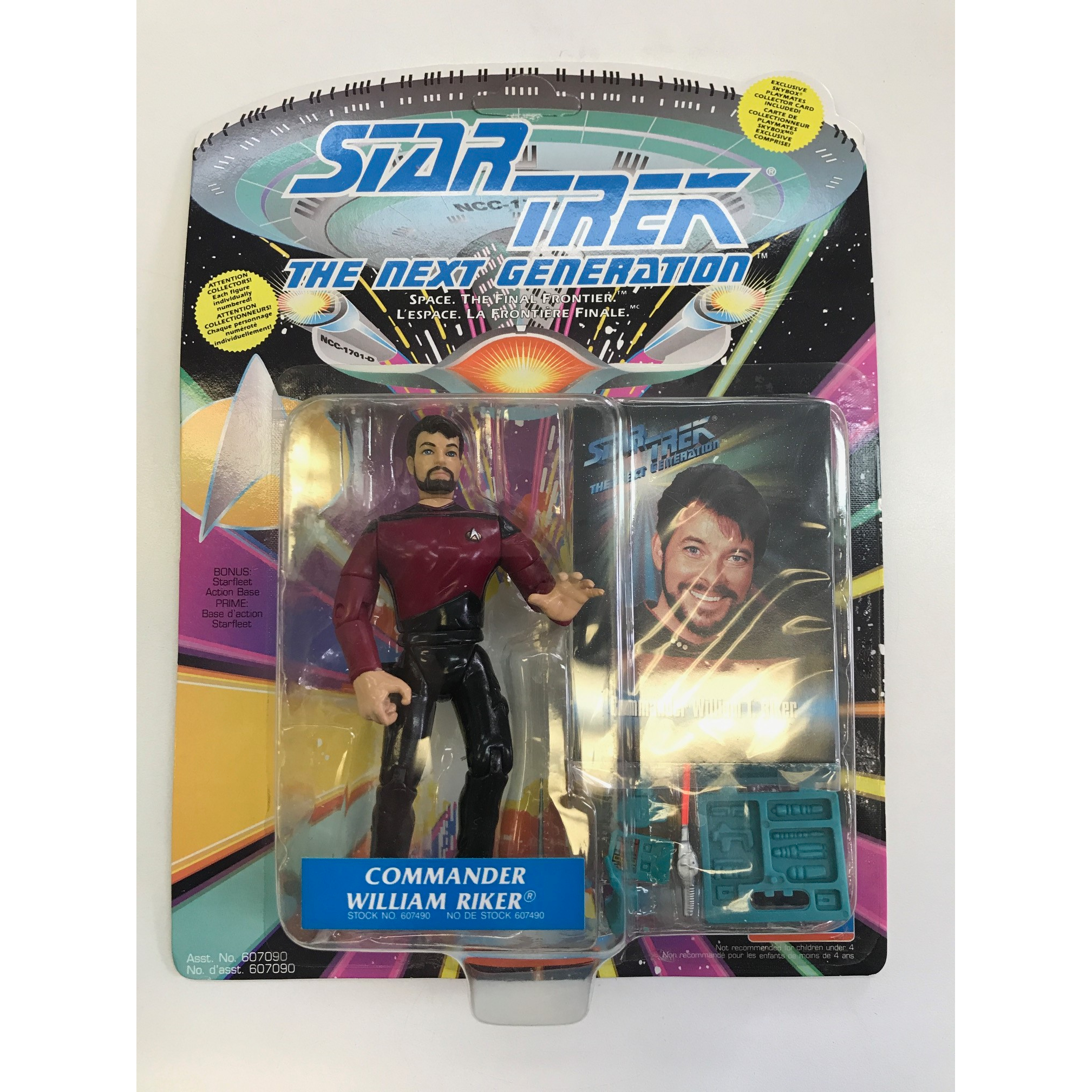 Star Trek The Next Generation Commander William Riker Playmates Toys 607490