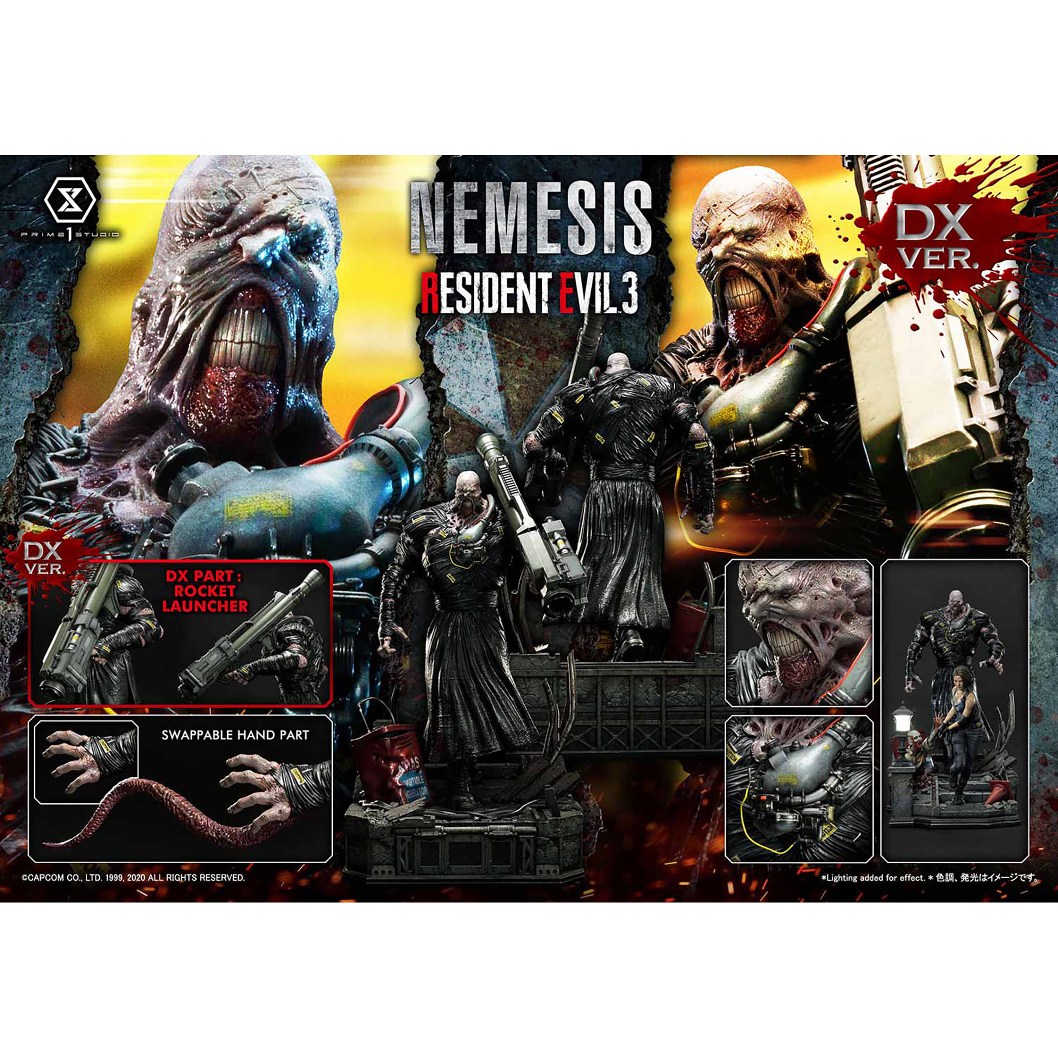 Resident Evil 3 - Nemesis Deluxe Version Quarter Scale (1:4) Statue ...
