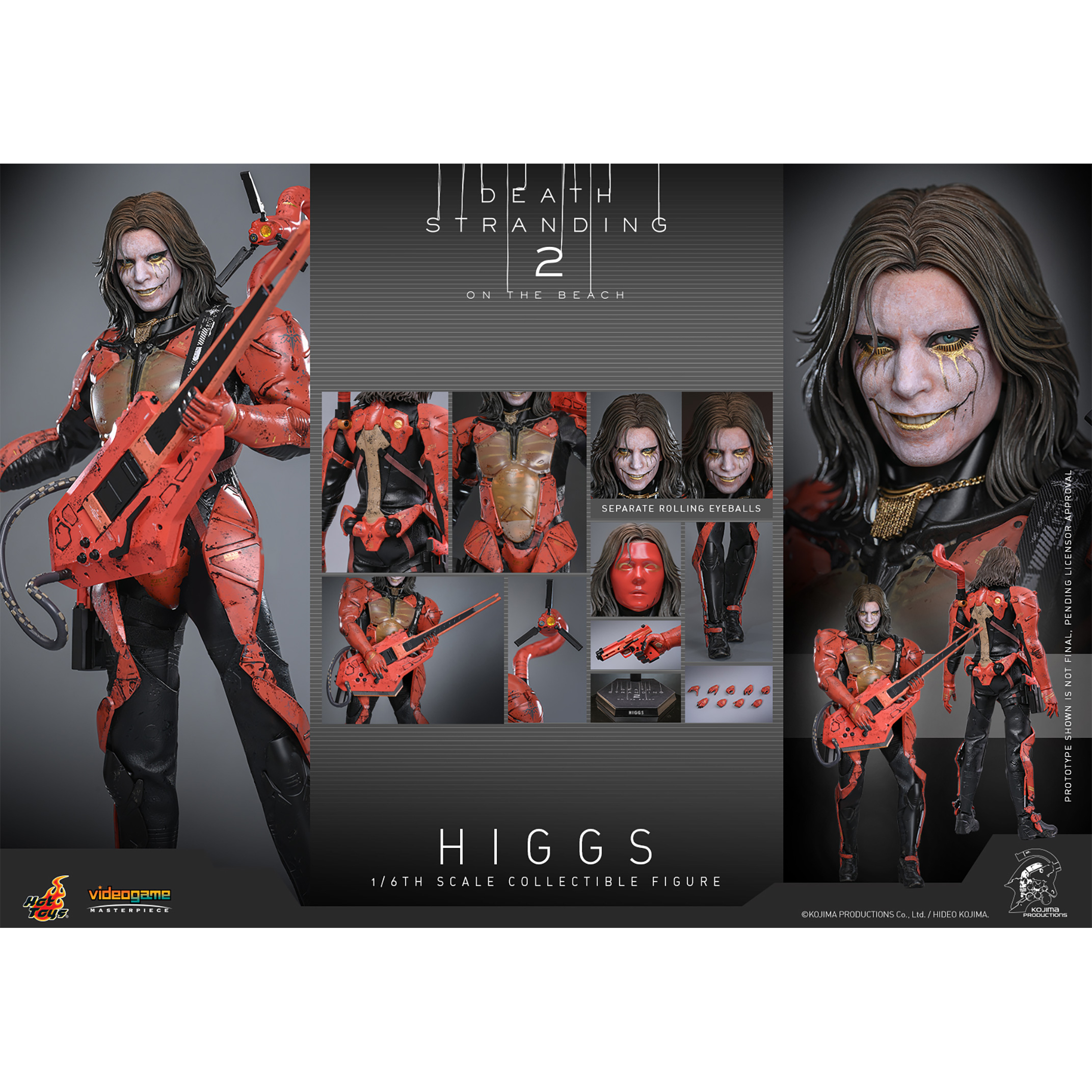 Death Stranding Higgs 1:6 Scale Figure Hot Toys VGM79 914877