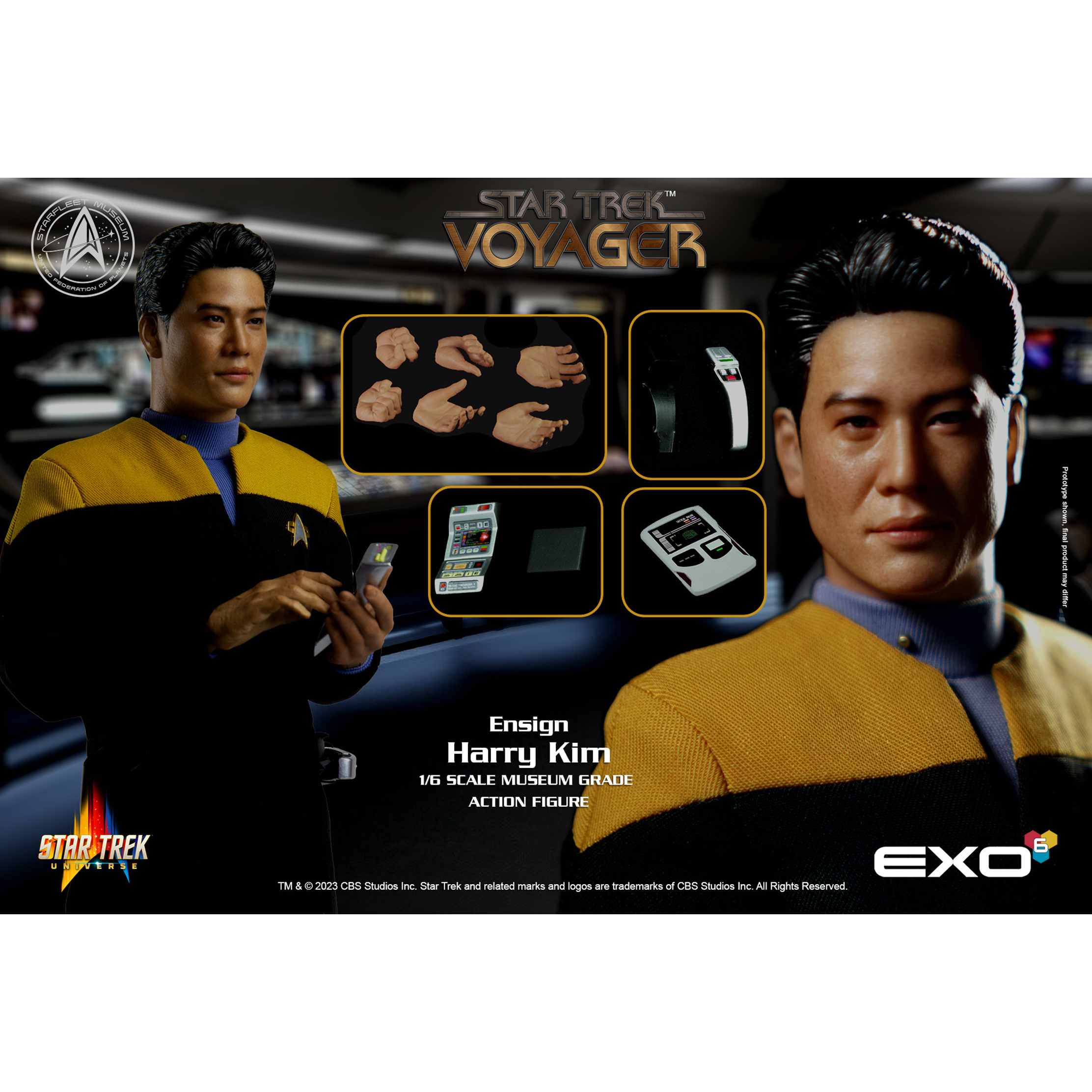 Star Trek Voyager Ensign Harry Kim 1:6 Scale Figure EXO-6 (912269) EXO ...
