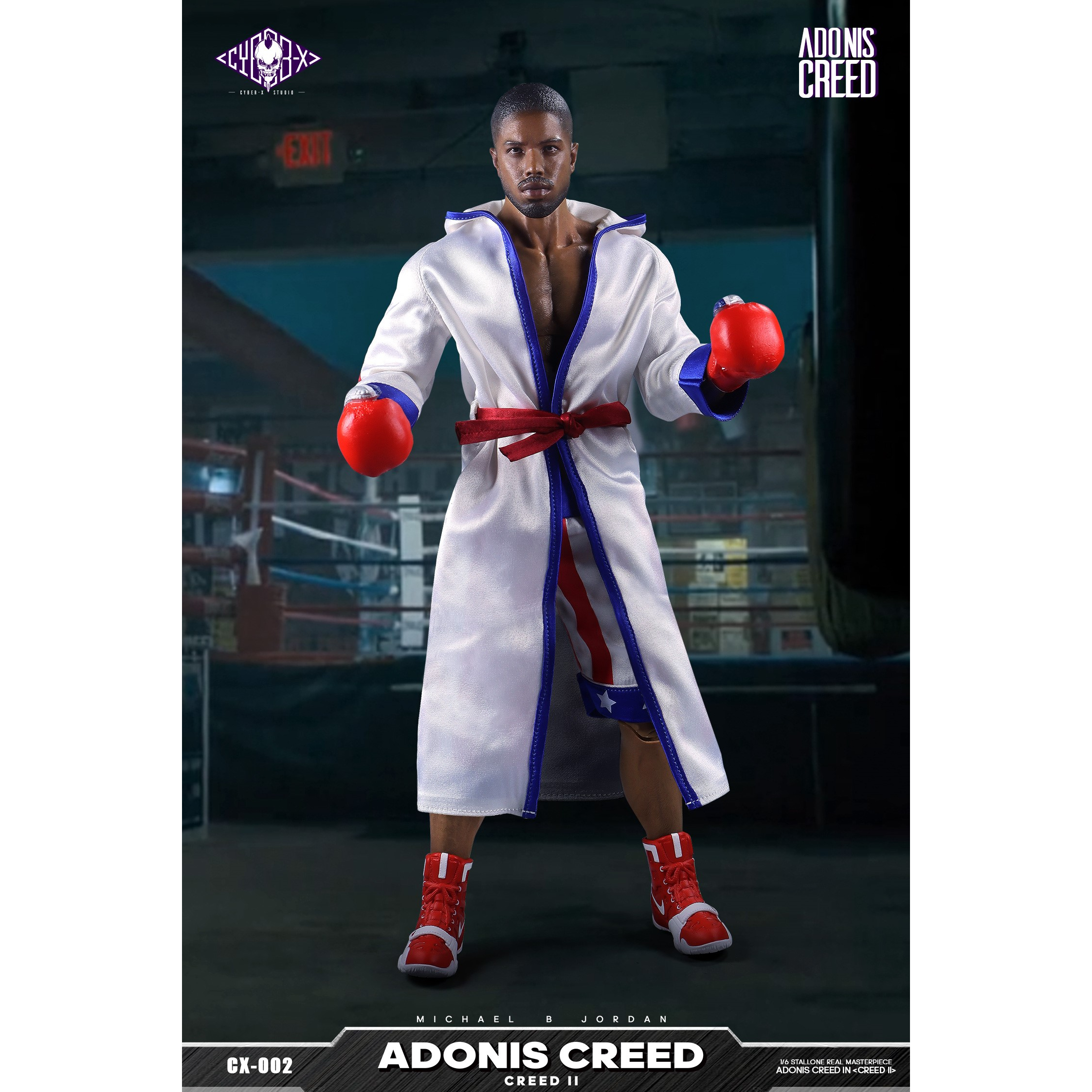 Adonis Creed (Creed II) 1:6 Scale Figure Cyber-X Studio CX002