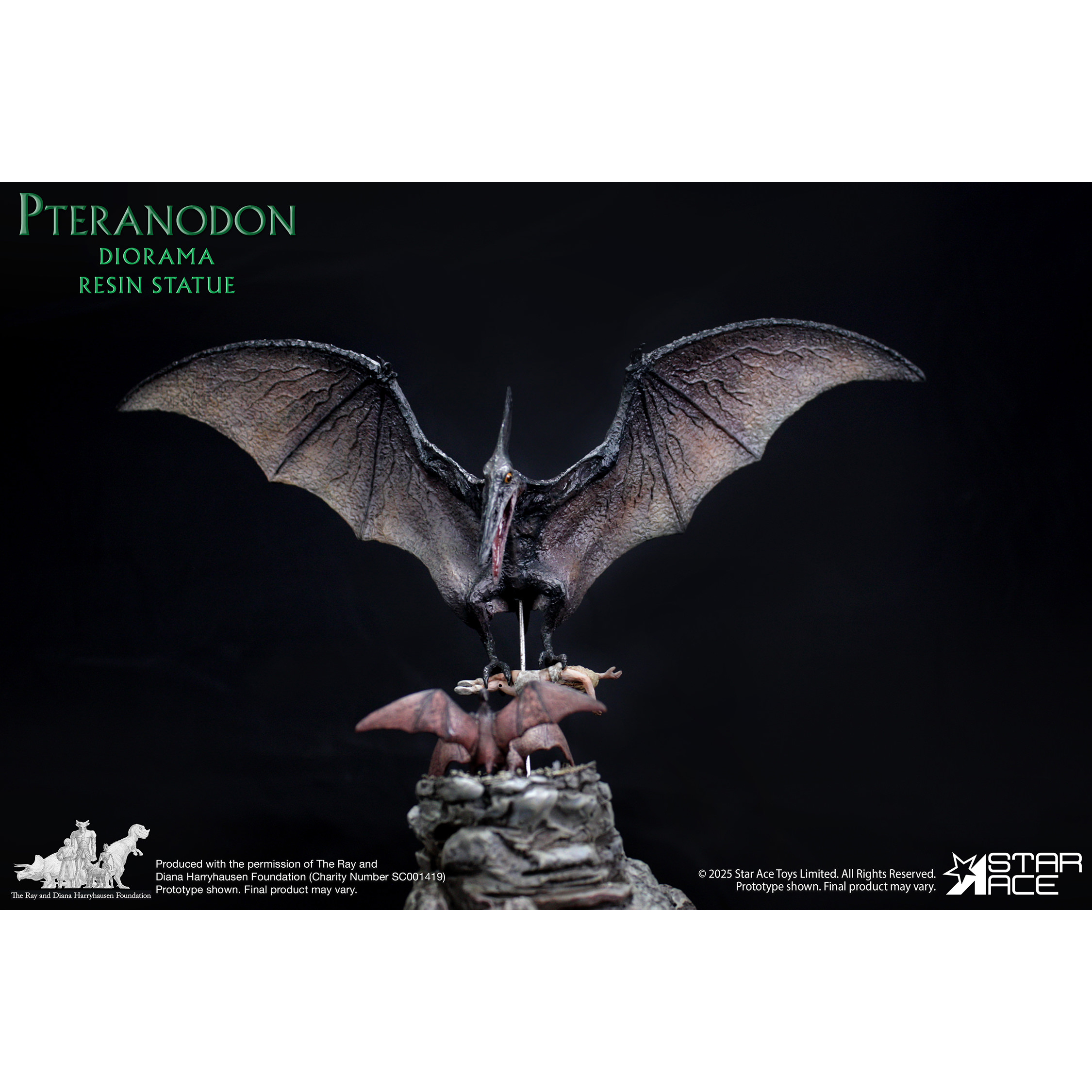 Ray Harryhausen - Pteranodon Attack Scene 1:8 Scale Diorama Star Ace ...