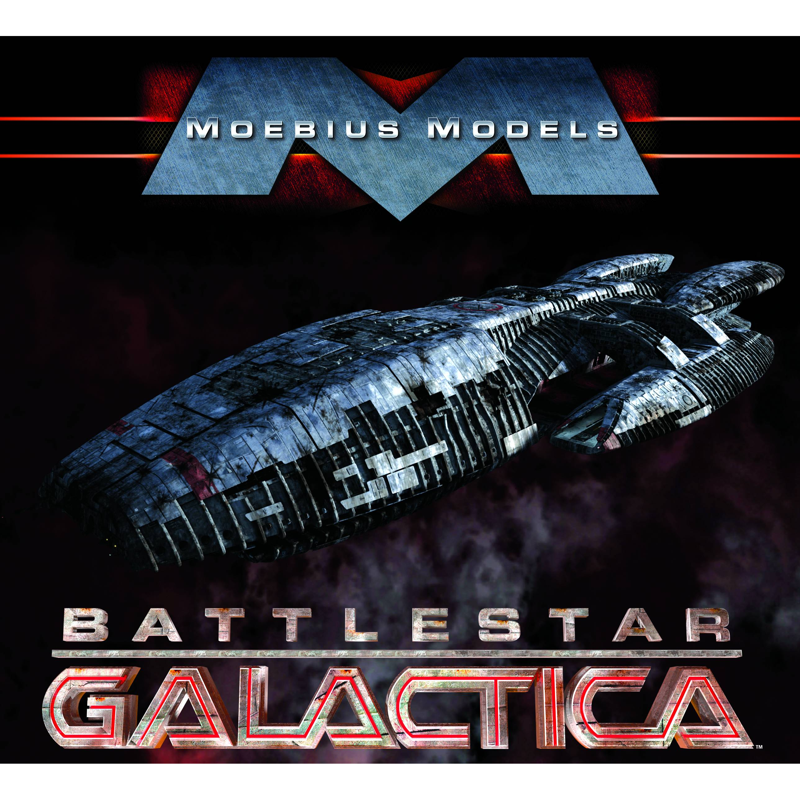 BSG Battlestar Galactica Model Kit 14 inches Moebius 915