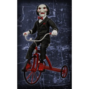 Saw 12 in action figure with tricyle NECA