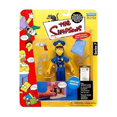 Simpsons Officer Marge figure Series 7 Playmates 199230