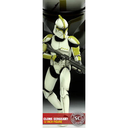 Star Wars Clone Sergeant green 12 in action figure Sideshow 100018