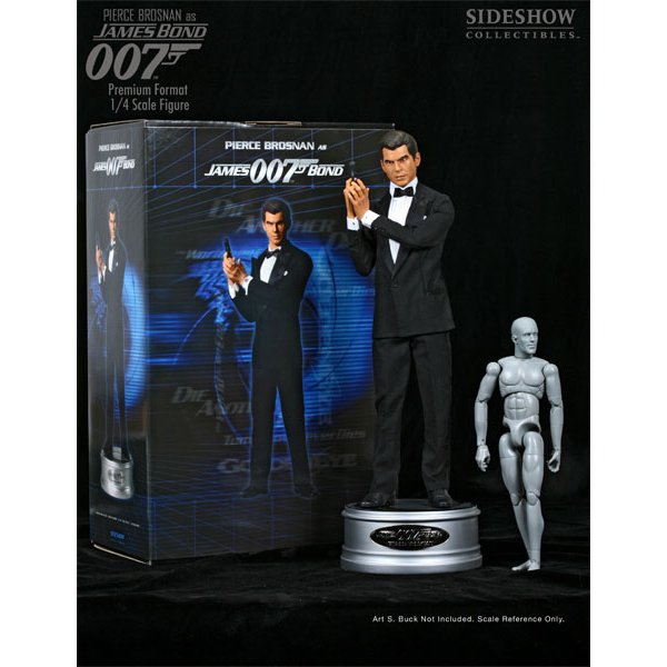 James Bond Pierce Brosnan statue Premium format 1:4 Sideshow ...