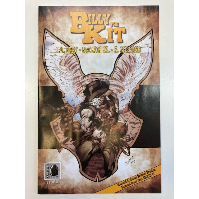 Billy The Kit #1 Diamond Exclusive Retailer Preview Blue Juice Comics