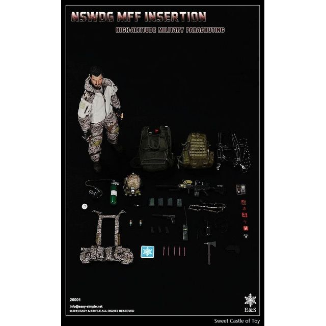High Altitude Military Parachuting 1:6 scale figure Easy & Simple 26001