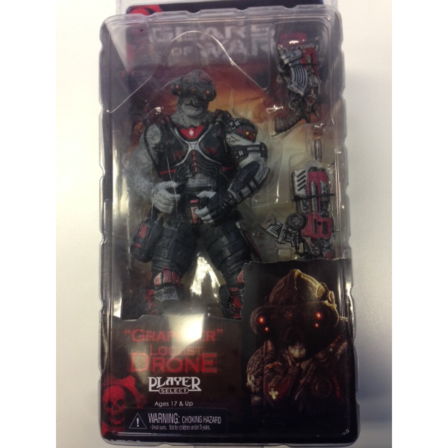 Gears of War 2 - series 3 Grappler Locust Drone With mask 7 in action ...