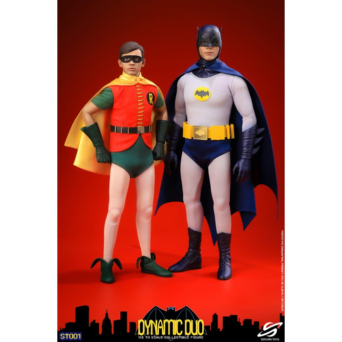 DC Dynamic Duo Double 1:6 Scale Figures Saturn Toys ST001