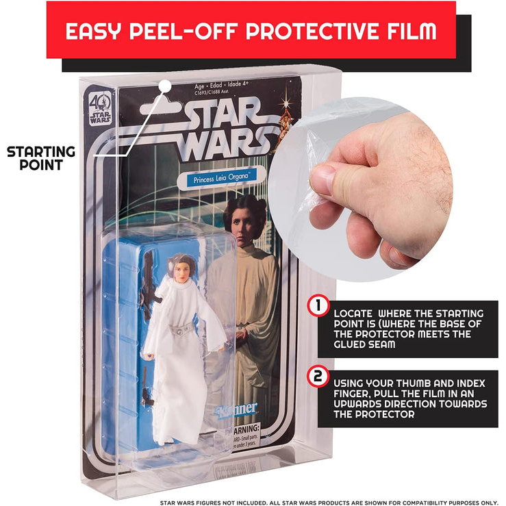 Clear Plastic Protectors for Star Wars Black Series 40th Anniversary 6 ...