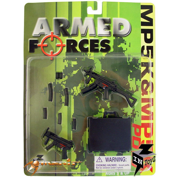 H.K. PDW, MP5K W/CARRYING CASE Scale 1/6 by In Toyz INT-00502