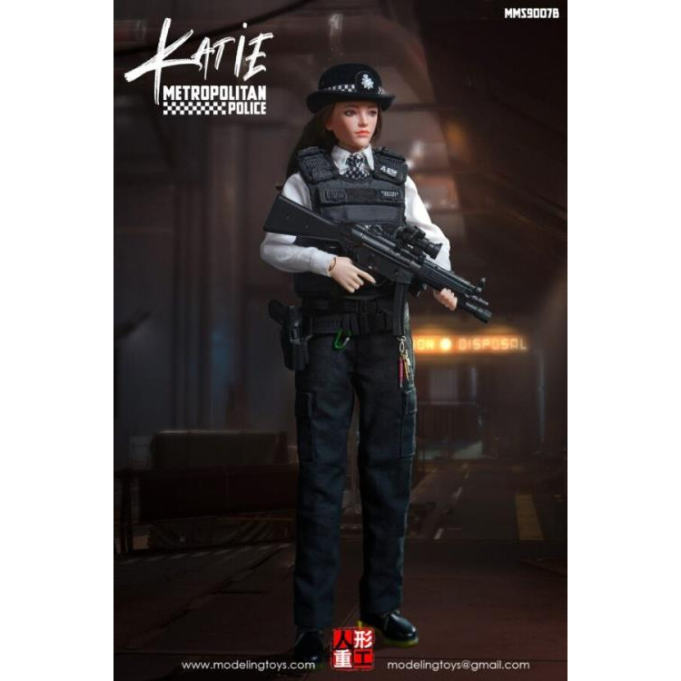 British Metropolitan Police Armed Police Female Officer Katie 1:6 Scale ...