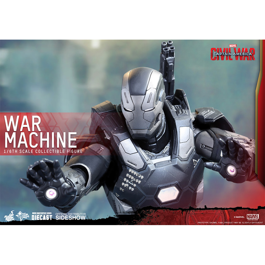 Iron Man War Machine Mark III DIECAST 1:6 scale action figure Hot Toys ...