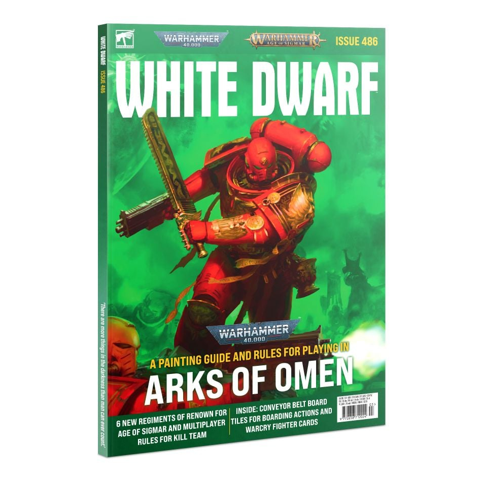 White Dwarf issue 486 from games Workshop