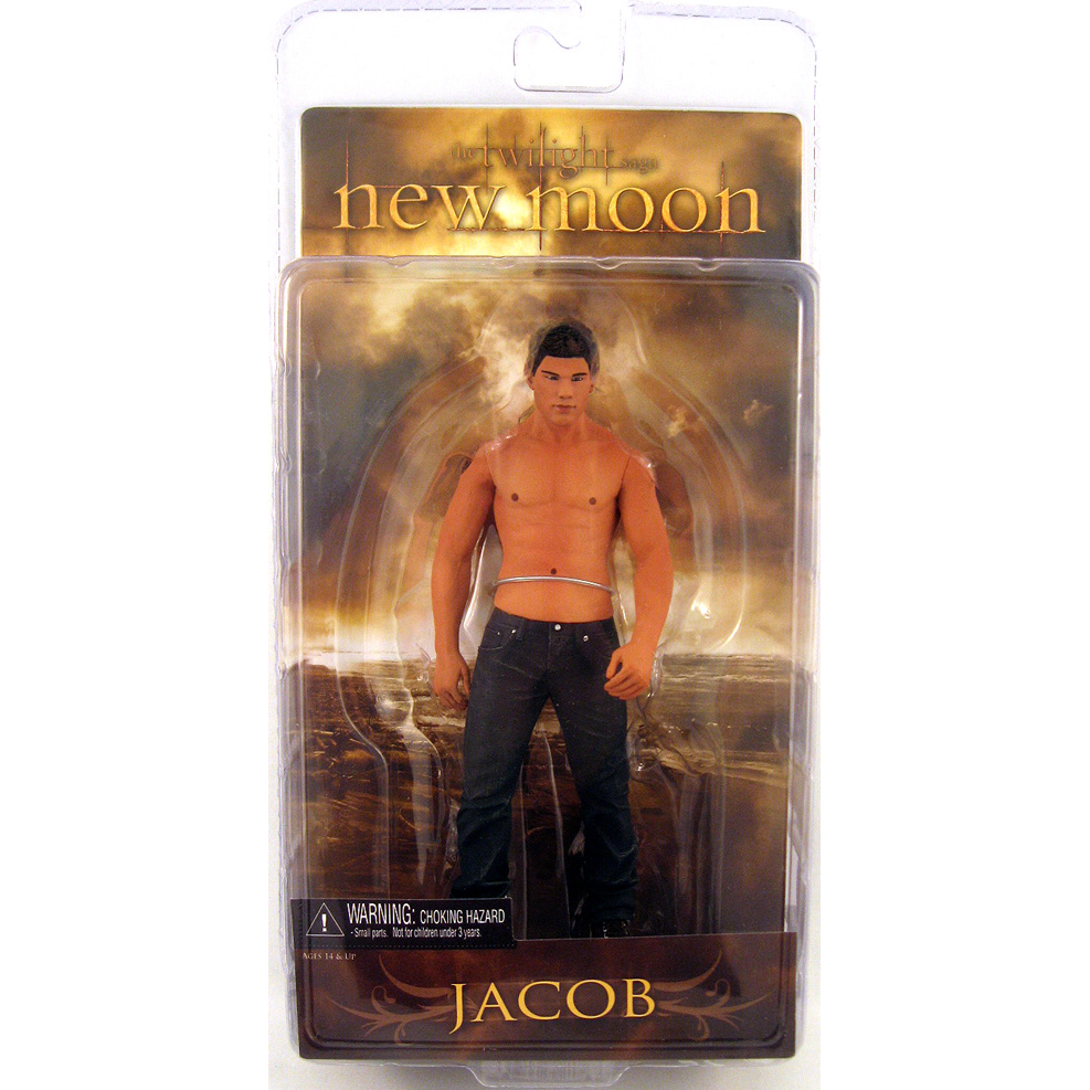 Twilight New Moon series 1 Jacob shirtless 7 in action figure NECA